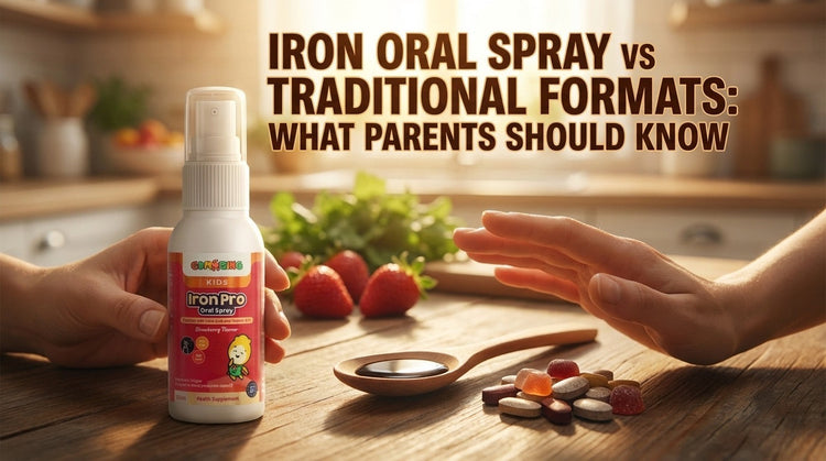 Iron Oral Spray vs Traditional Formats: What Parents Should Know